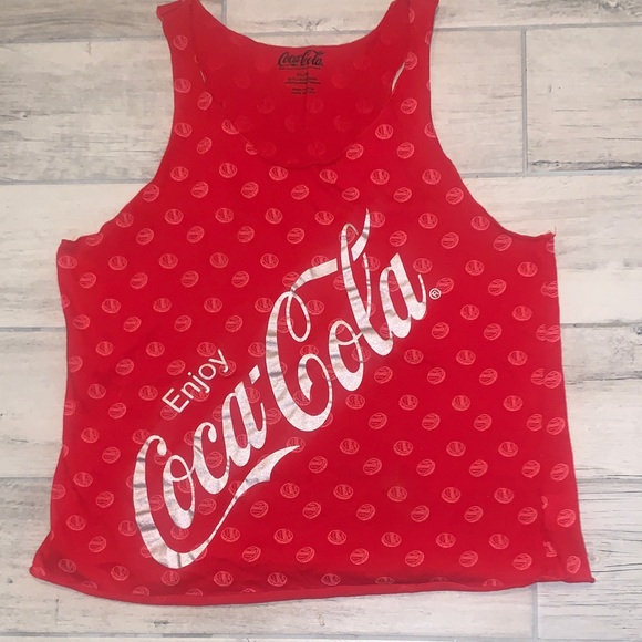 Coca Cola | Tops | Coca Cola Red Tank Top | Poshmark